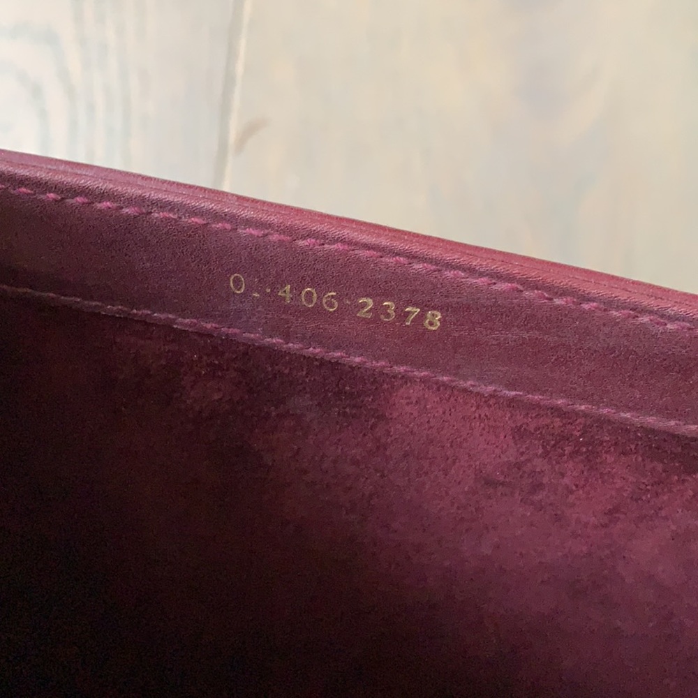 Vintage Gucci Maroon Saddle Bag - Gem